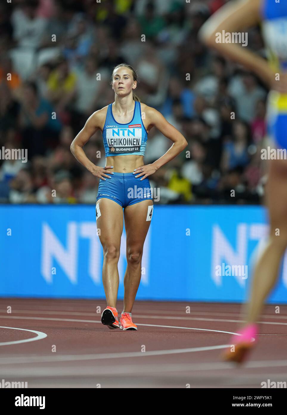 Viivi LEHIKOINEN Participating In The 400 Meters Hurdles At The World Viivi LEHIKOINEN Participating In The 400 Meters Hurdles At The World