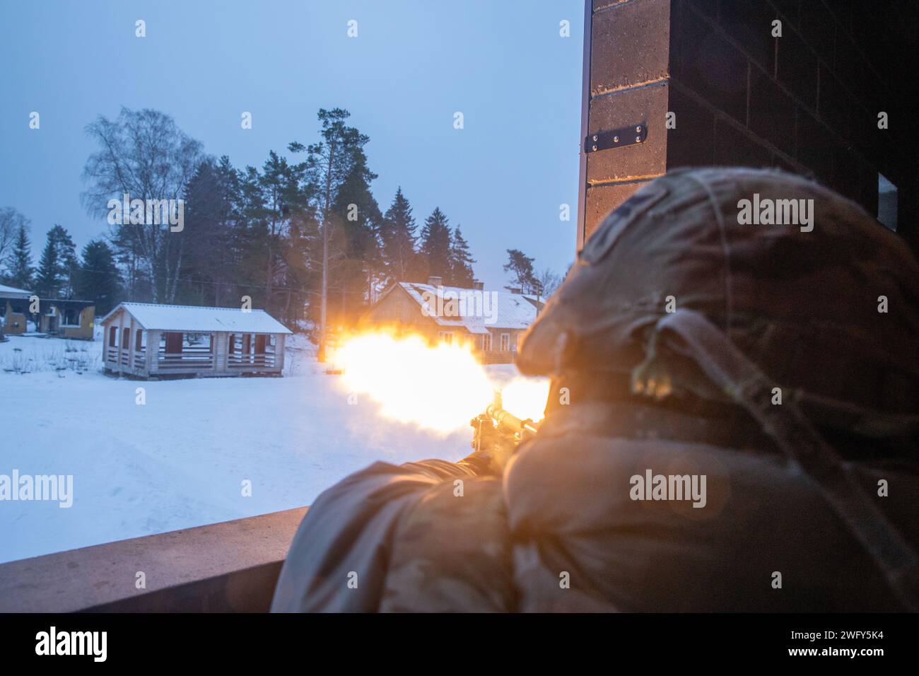 A U.S. Army Soldier assigned to 1st Battalion, 187th Infantry, “Leader ...
