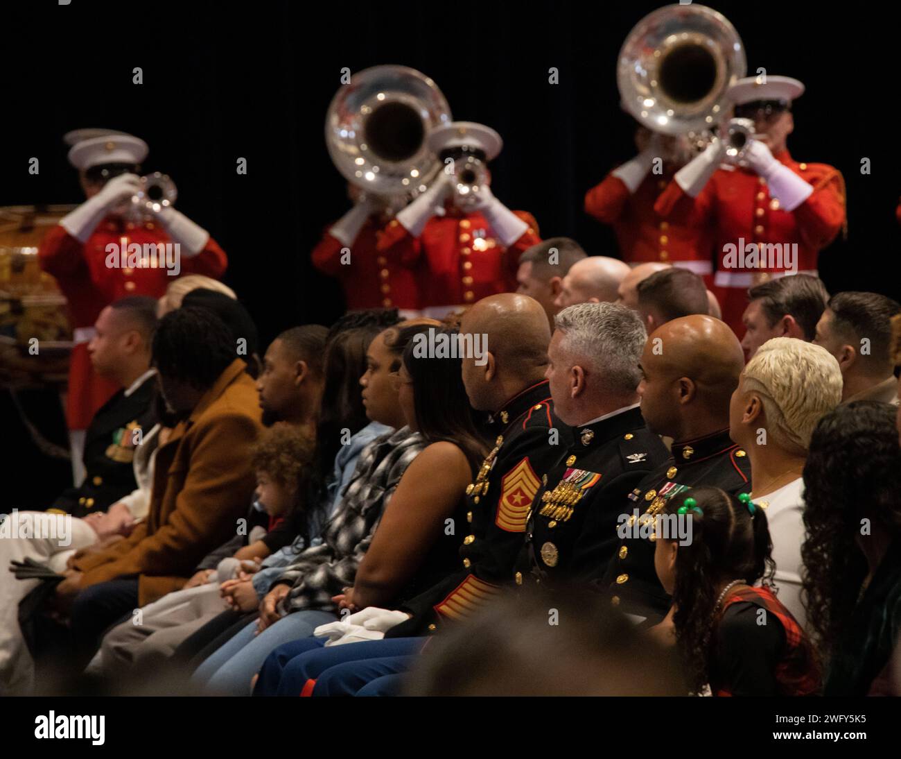 The families of outbound Marine Barracks Washington Sergeant Major ...