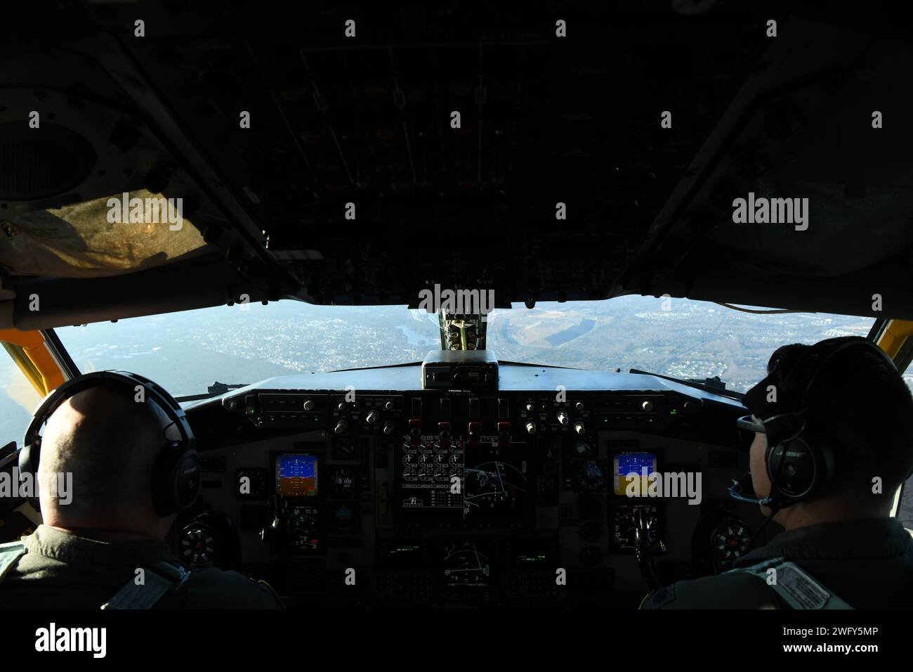 U.S. Air Force Lt. Col. Jake Johnson and Lt. Col. Andrew Mclay, 191st ...