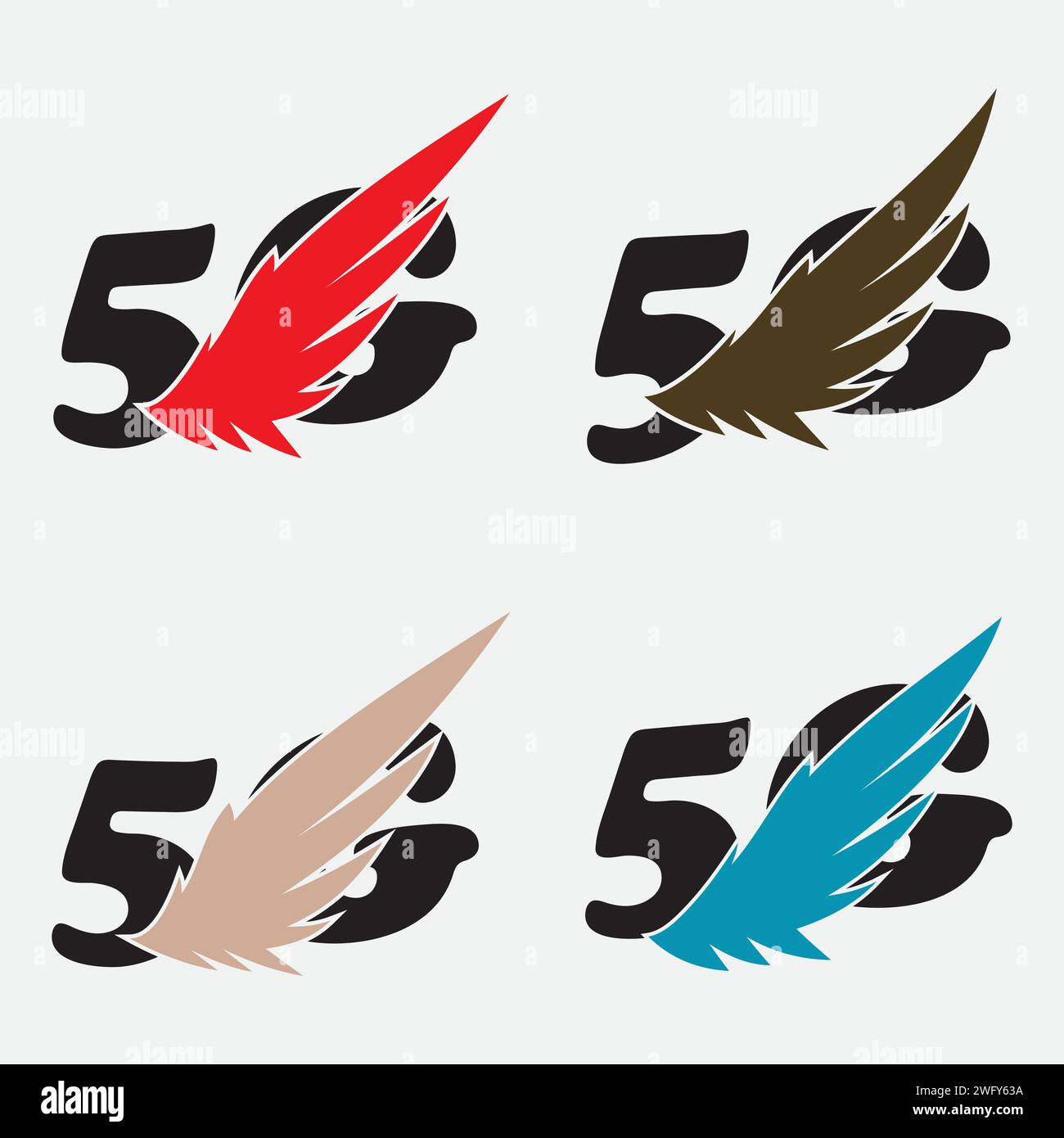 five g logo vector illustrations design icon template five g logo ...