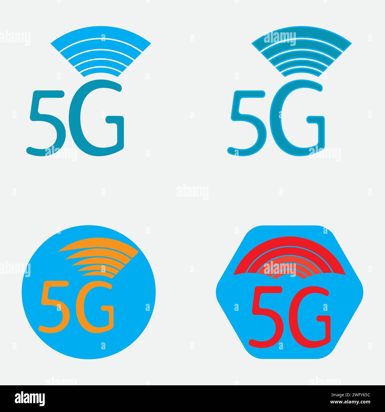 five g logo vector illustrations design icon template five g logo ...
