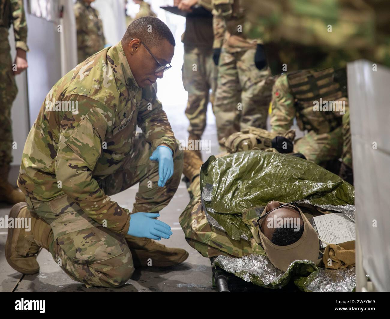 U.S. Army Capt. Michael Ohama, the chaplain for NATO’s enhanced Forward ...