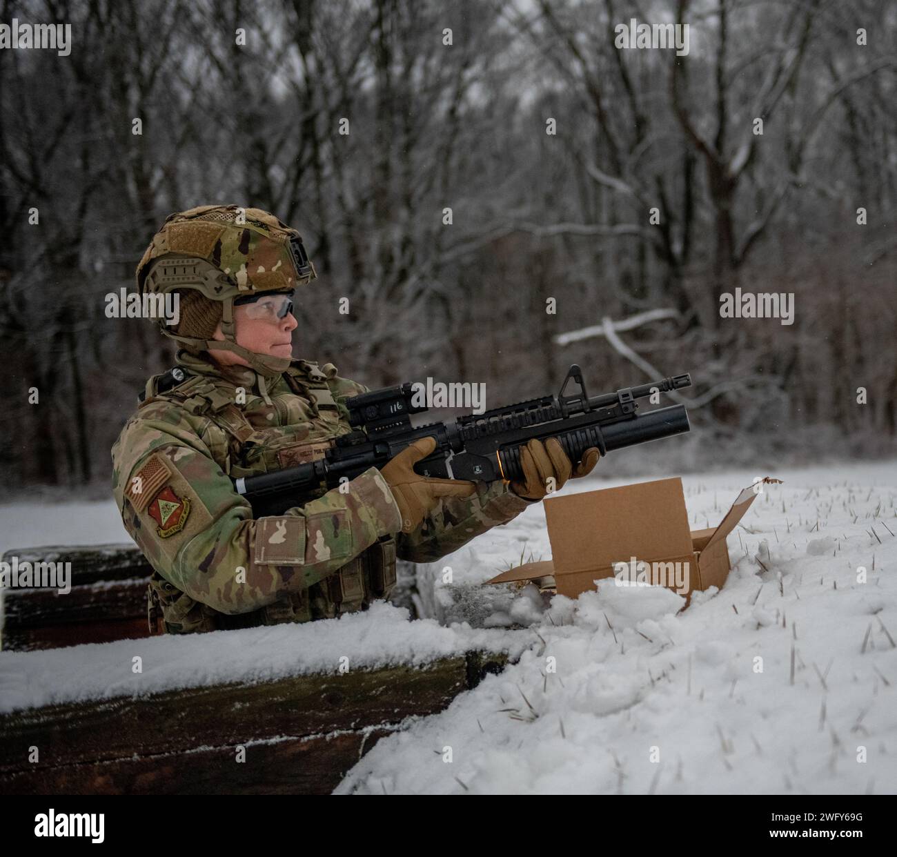 U.S. Air Force Tech. Sgt. Kelly Pohlman, a security forces Airman ...