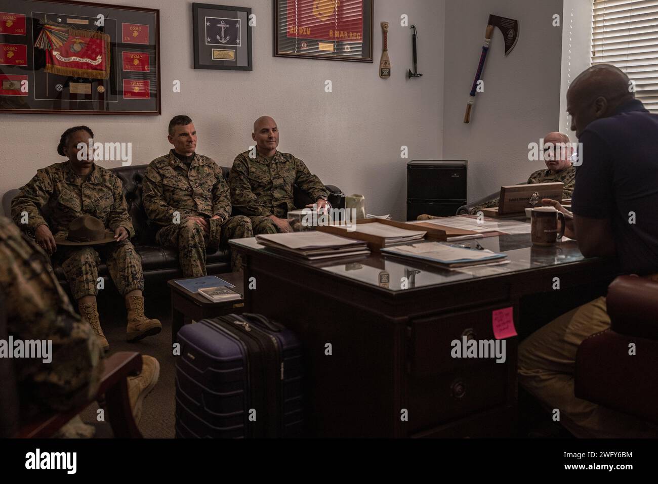 U.S. Marine Corps Brig. Gen. James A. Ryans II, commanding general ...