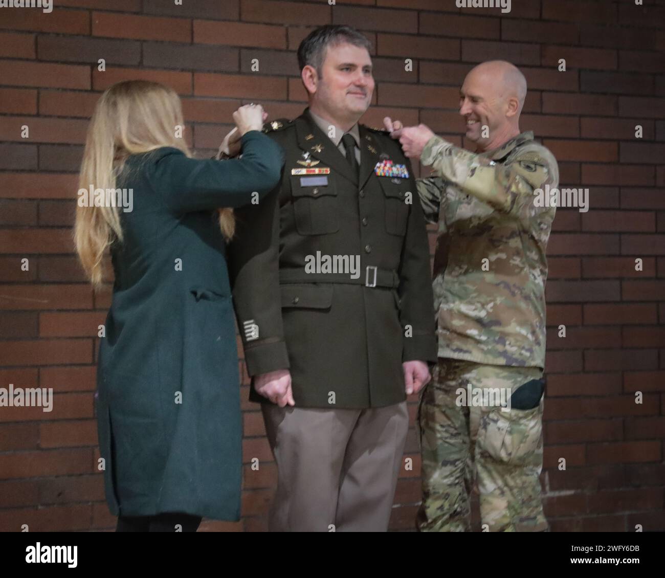 U.S. Army Col. Daniel Wojciechowski, operations officer for the 56th ...