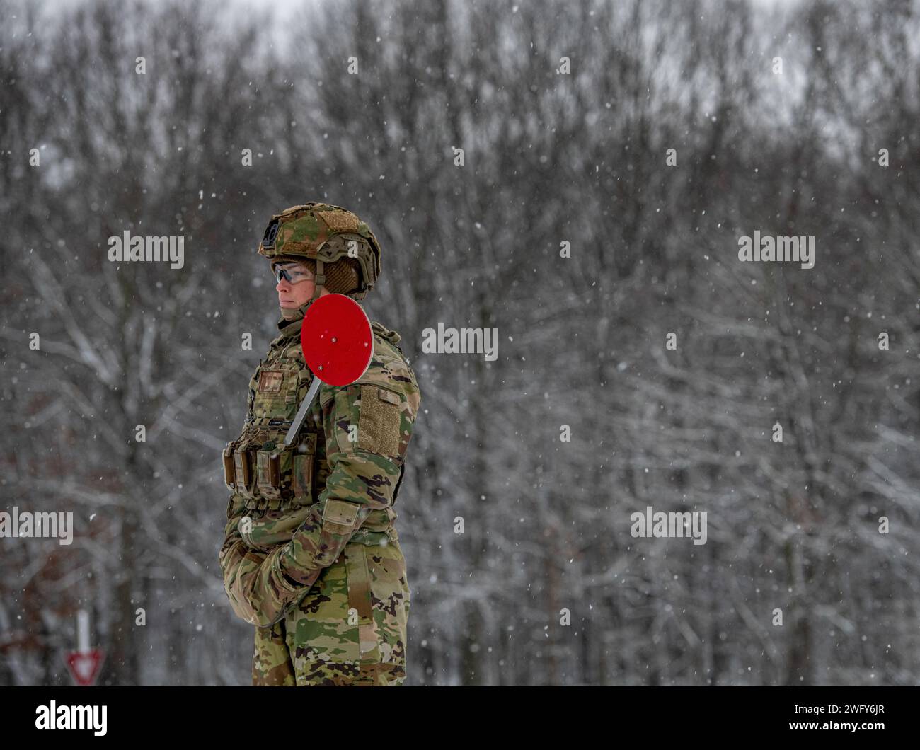 U.S. Air Force Tech. Sgt. Kelly Pohlman, a security forces Airman ...