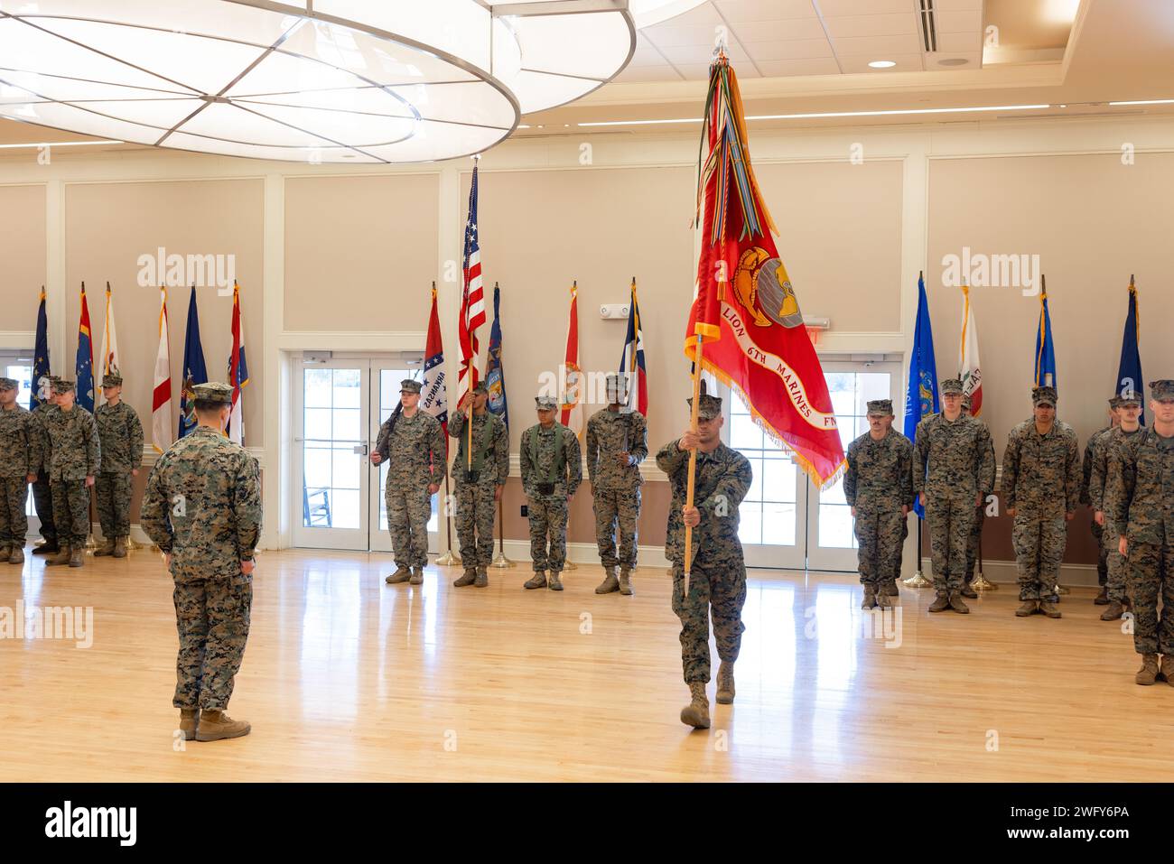 U.S. Marine Corps Sgt. Maj. Joshua Leblanc, the sergeant major of 3rd ...