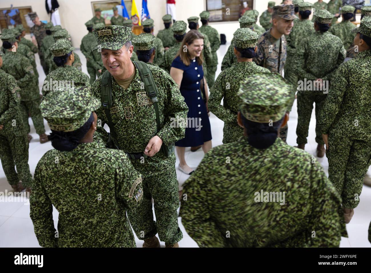 Almirante (Colombian Navy Admiral) Francisco Hernando Cubides Granados ...