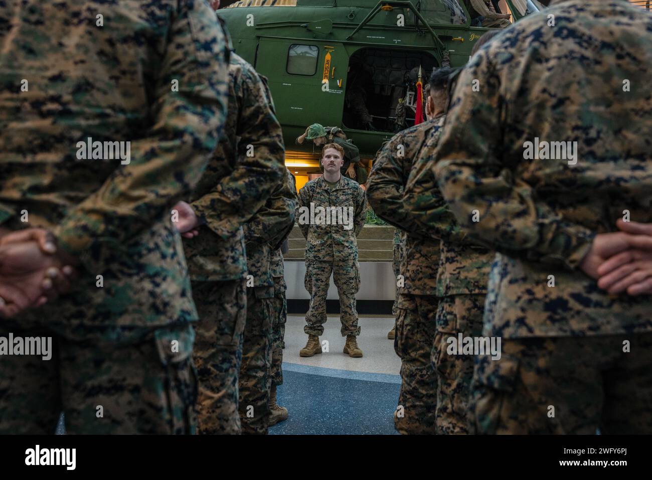 U.S. Marine Corps Sgt. Mitchell Johnson, a Warner Robins, Georgia ...