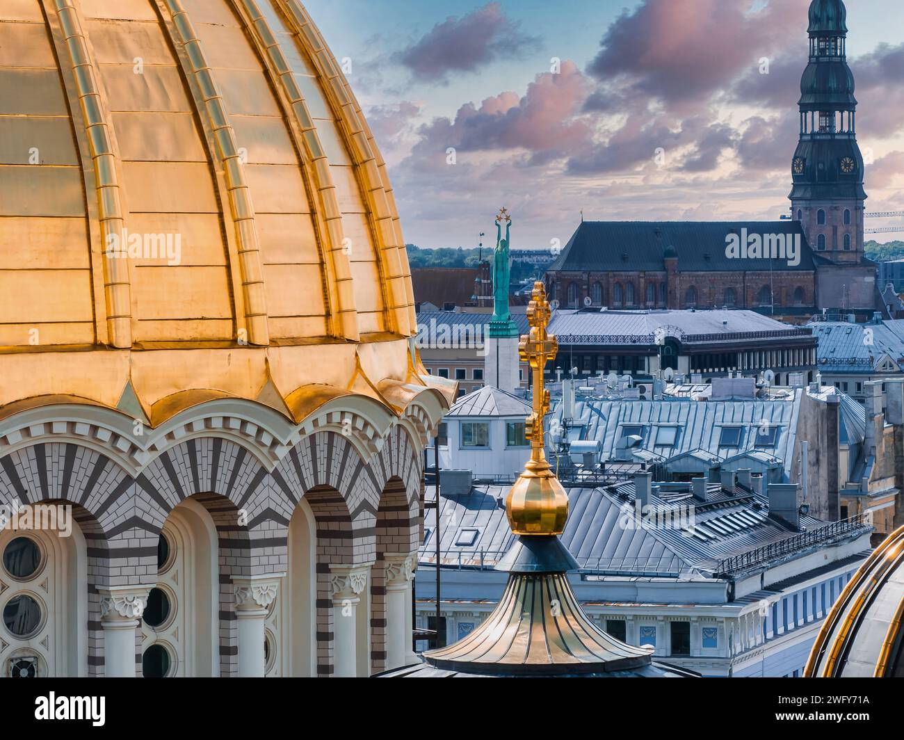 Cathedral of the Nativity of Christ in Riga, Latvia Stock Photo - Alamy