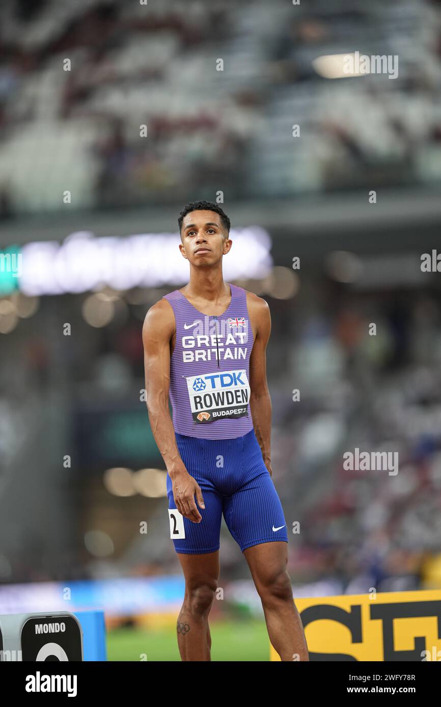 Daniel ROWDEN participating in the 800m at the World Athletics ...