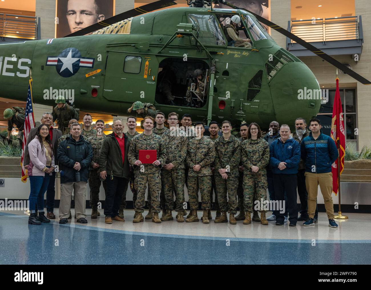 U.S. Marine Corps Sgt. Mitchell Johnson, a Warner Robins, Georgia ...