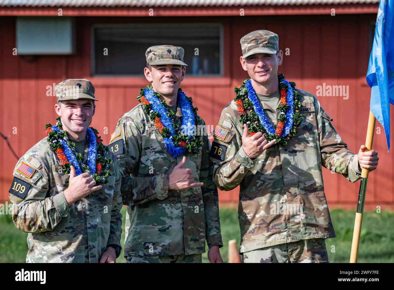 From left, U.S. Army Spcs. Preston Moon, Trevor Acord and Jantzen ...
