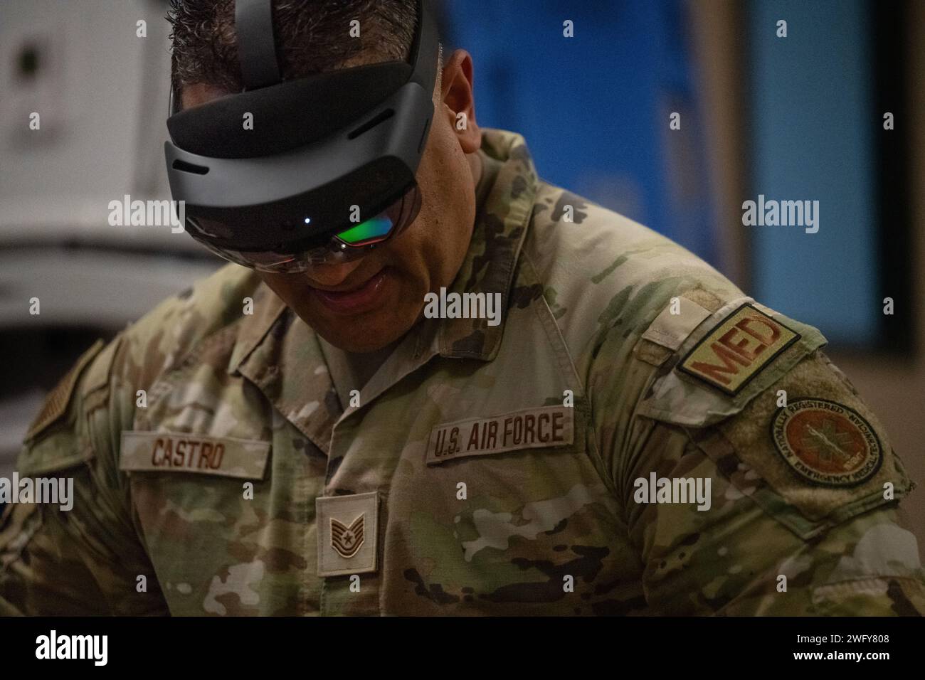 U.S. Air National Guard Tech. Sgt. Gilberto Castro, an Aerospace ...