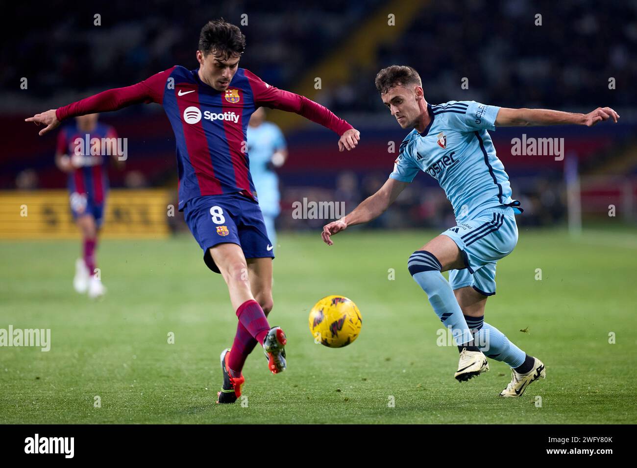 BARCELONA, SPAIN - JANUARY 31: Pedri of FC Barcelona during the La Liga ...