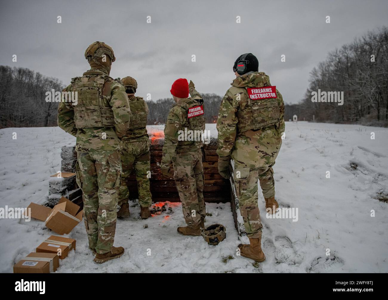 U.S. Air Force Staff Sgt. Seth Walters, a combat arms instructor ...