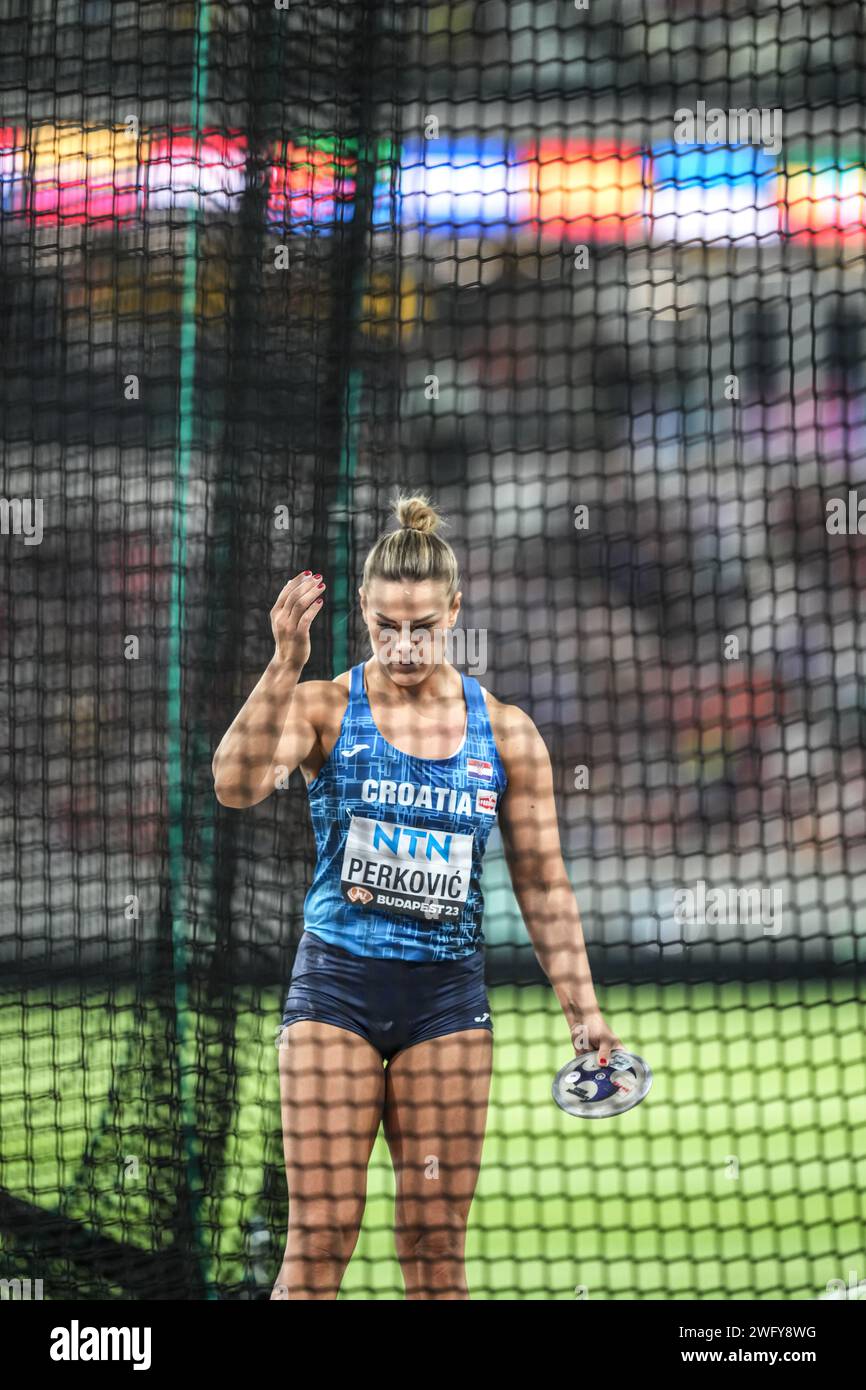 Sandra PERKOVIĆ participating in the Discus Throw at the World ...
