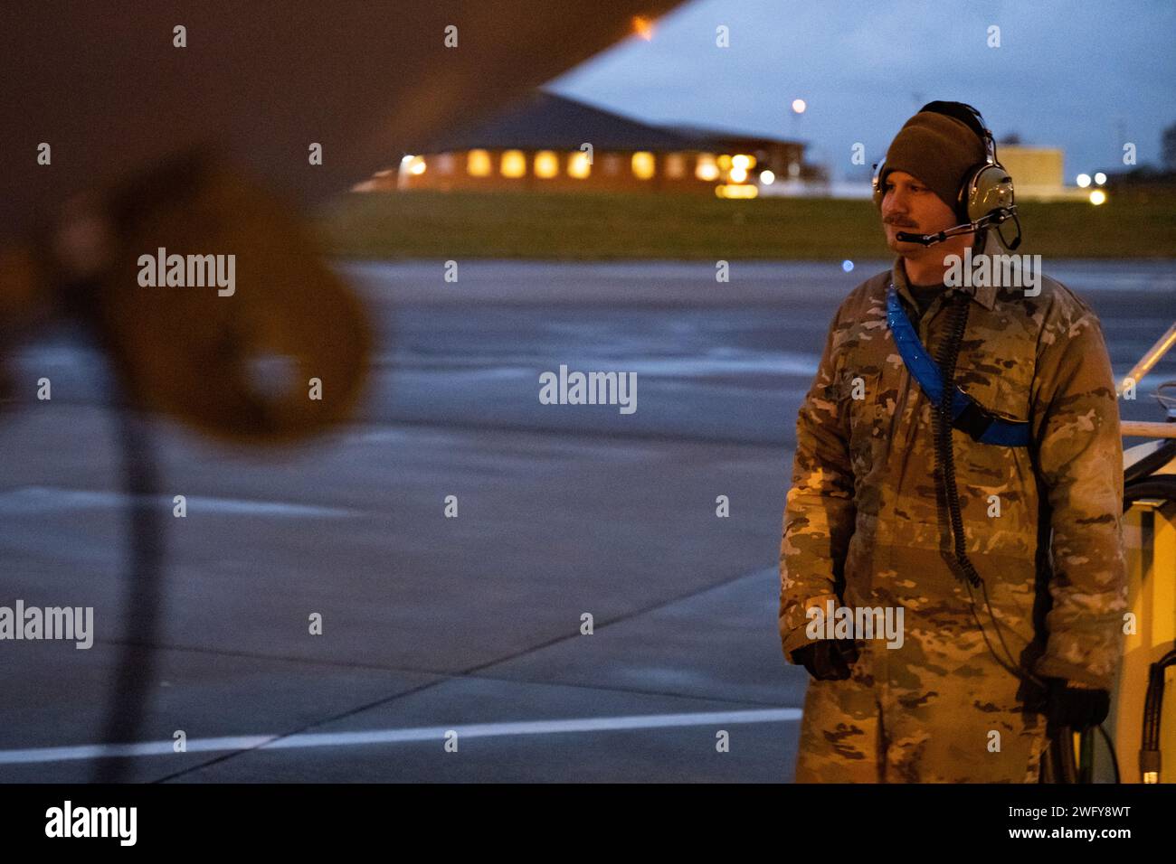 U.S. Air Force Senior Airman Stephen Markiewicz, 100th Aircraft ...