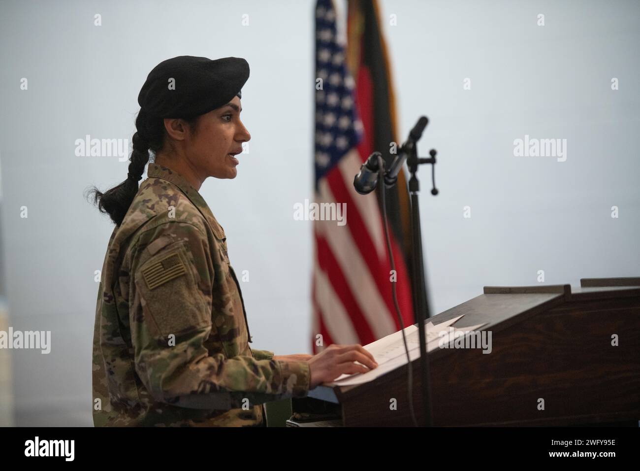 U.S. Army Cpt. Kamal Gill assigned to 1st battalion, 77th Field ...