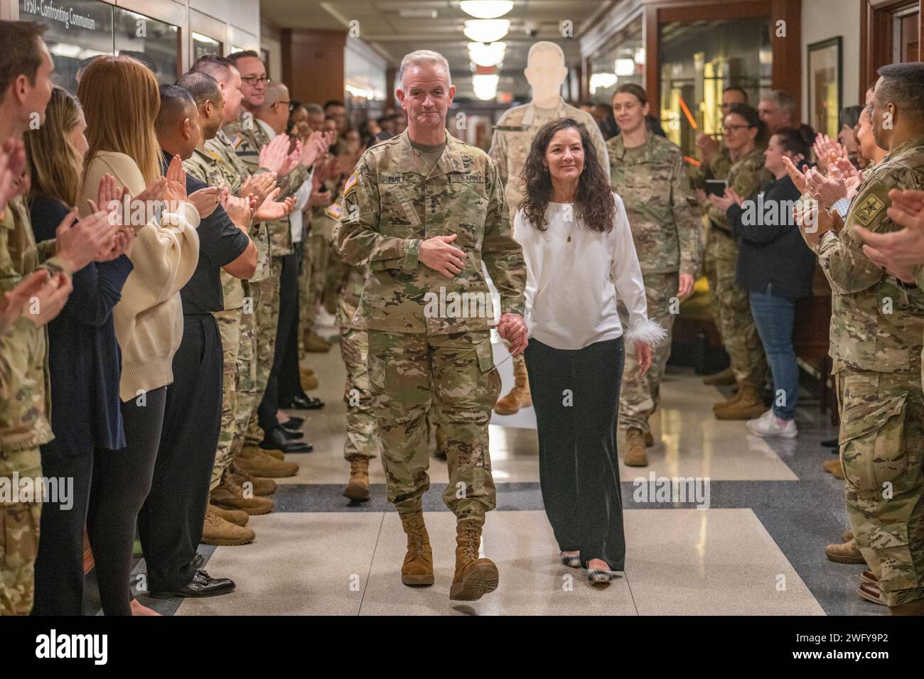 57th Director of the Army Staff Lt. Gen. Walter E. Piatt departs the ...