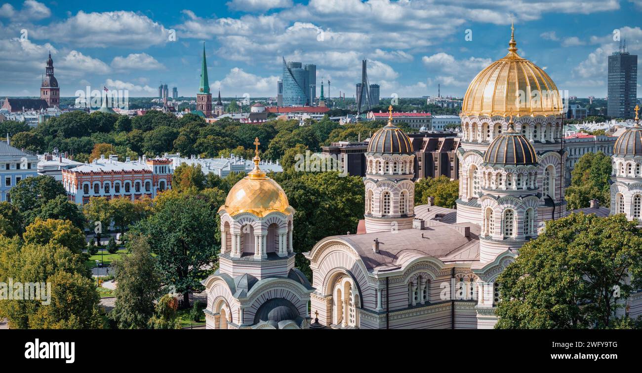 Cathedral of the Nativity of Christ in Riga, Latvia Stock Photo - Alamy