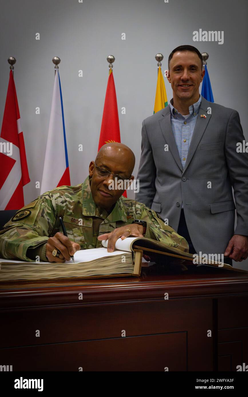 U.S. Army Col. Christopher Church, commander of U.S. Army Garrison ...