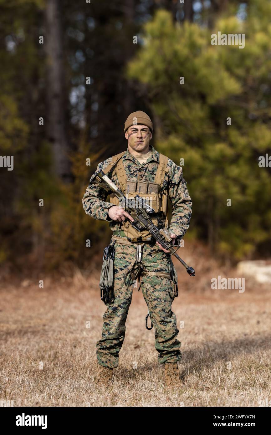 U.S. Marine Corps Sgt. Timothy Skalecki, a Michigan native, and a ...