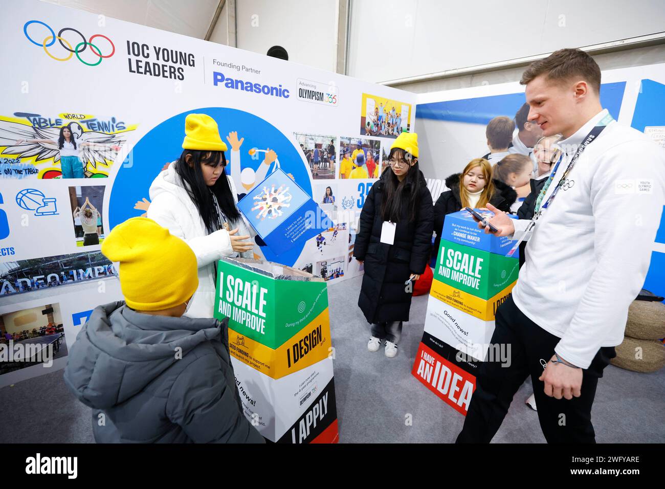 General view, JANUARY 25, 2024 : At Athlete's Village during the ...
