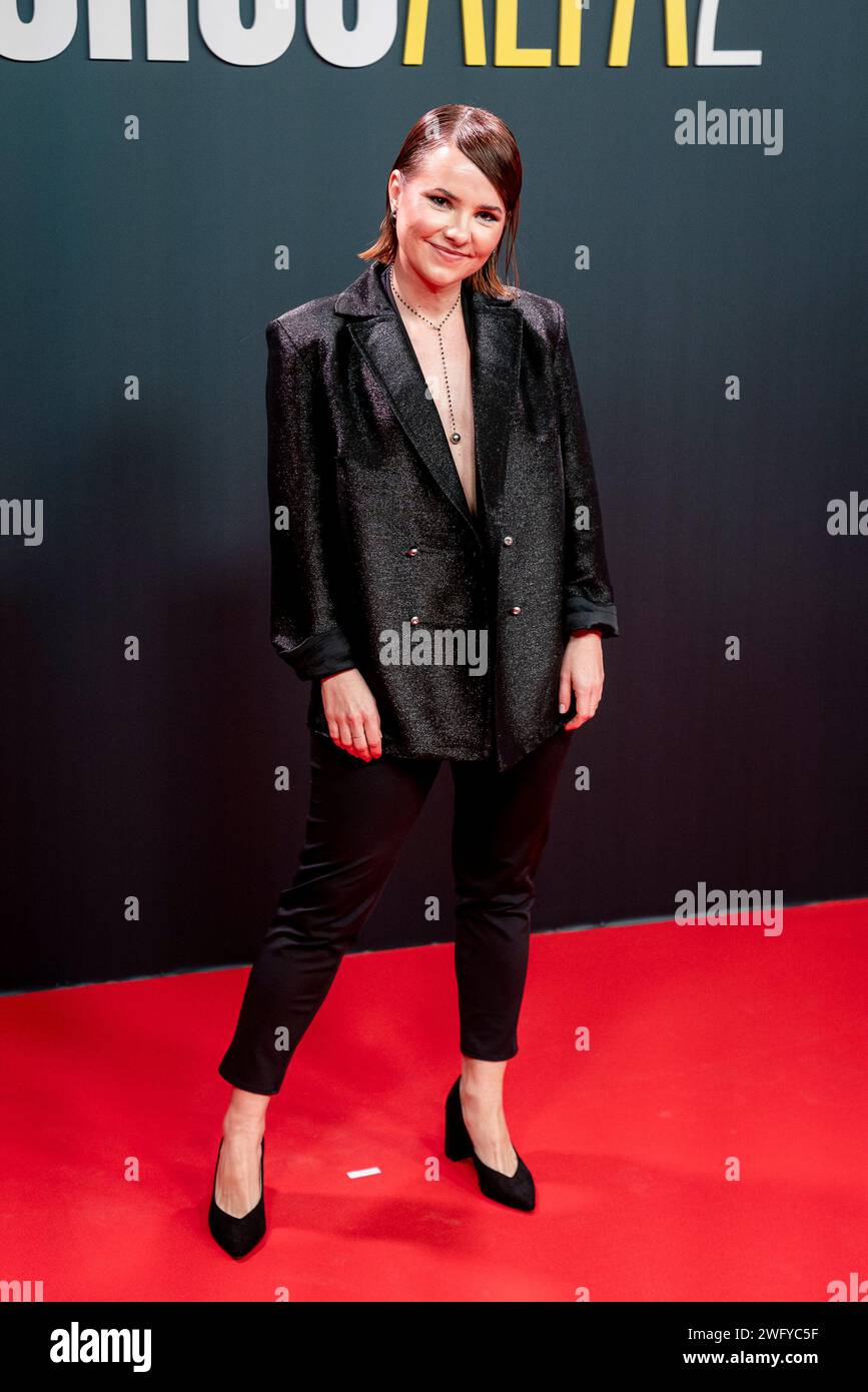 Aitziber Garmendia poses during a photocall for the presentation of the ...