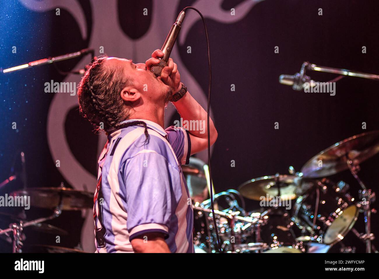 Mike Patton performing live with Mr. Bungle Stock Photo - Alamy