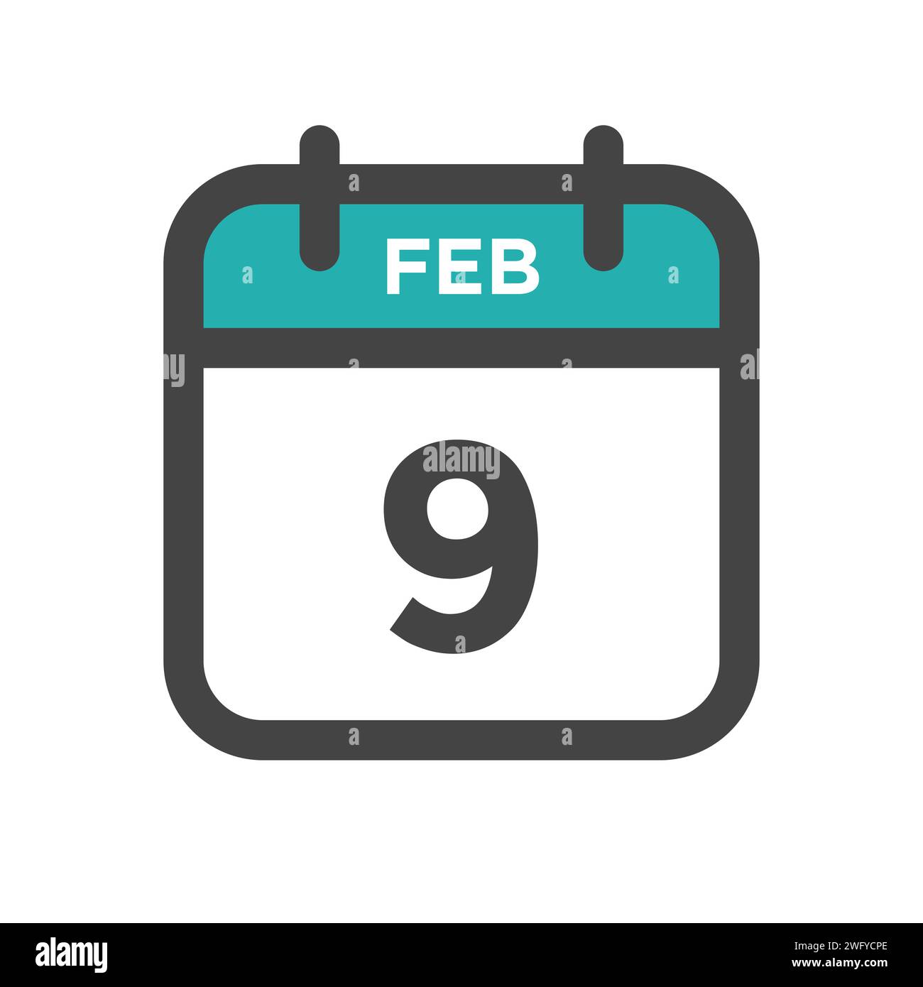 9 february 2023 Stock Vector Images - Alamy