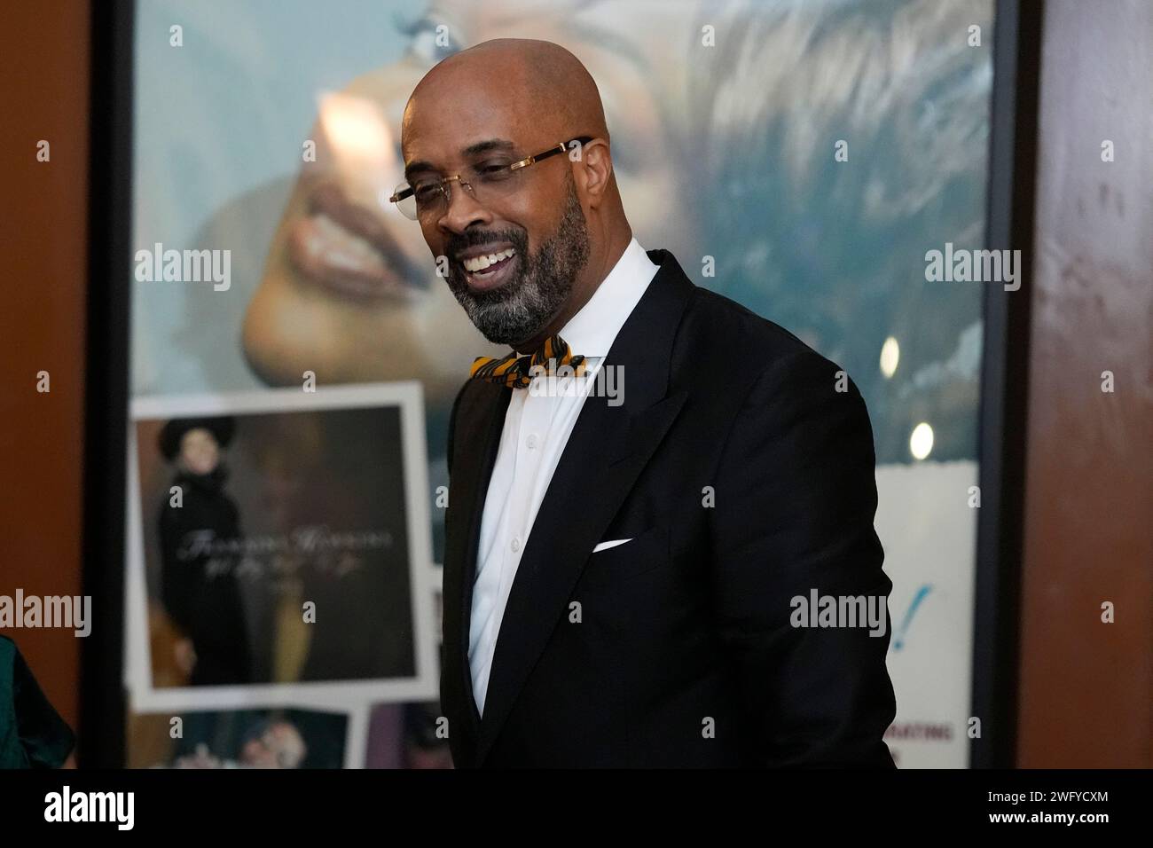 The Rev. Frederick D. Haynes III smiles in Dallas, Thursday, Feb. 1 ...