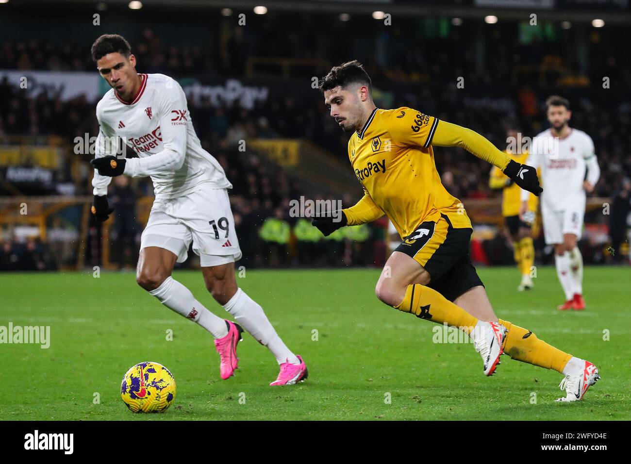Pedro Neto of Wolverhampton Wanderers runs with the ball during the ...