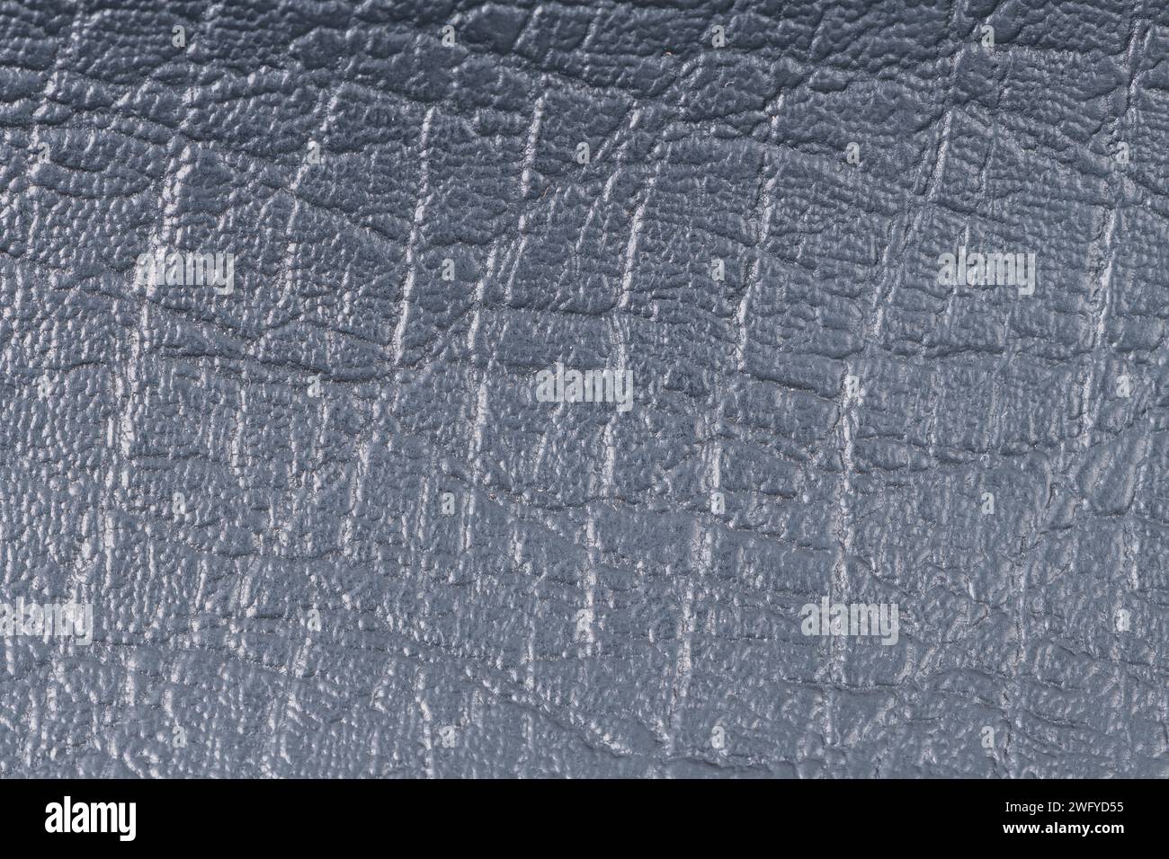 Blue leather texture closeup detailed background Stock Photo - Alamy