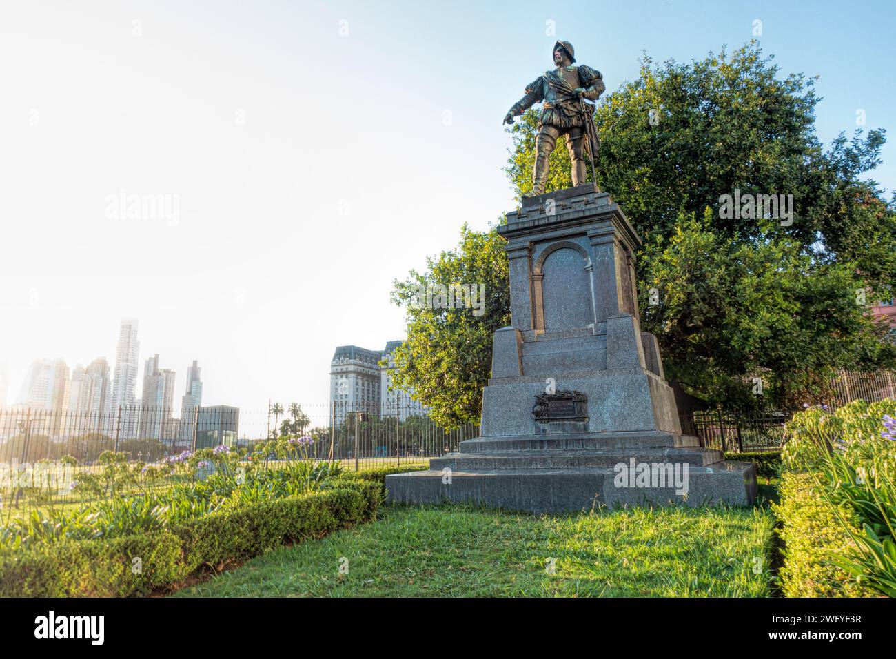 Juan de garay statue hi-res stock photography and images - Alamy