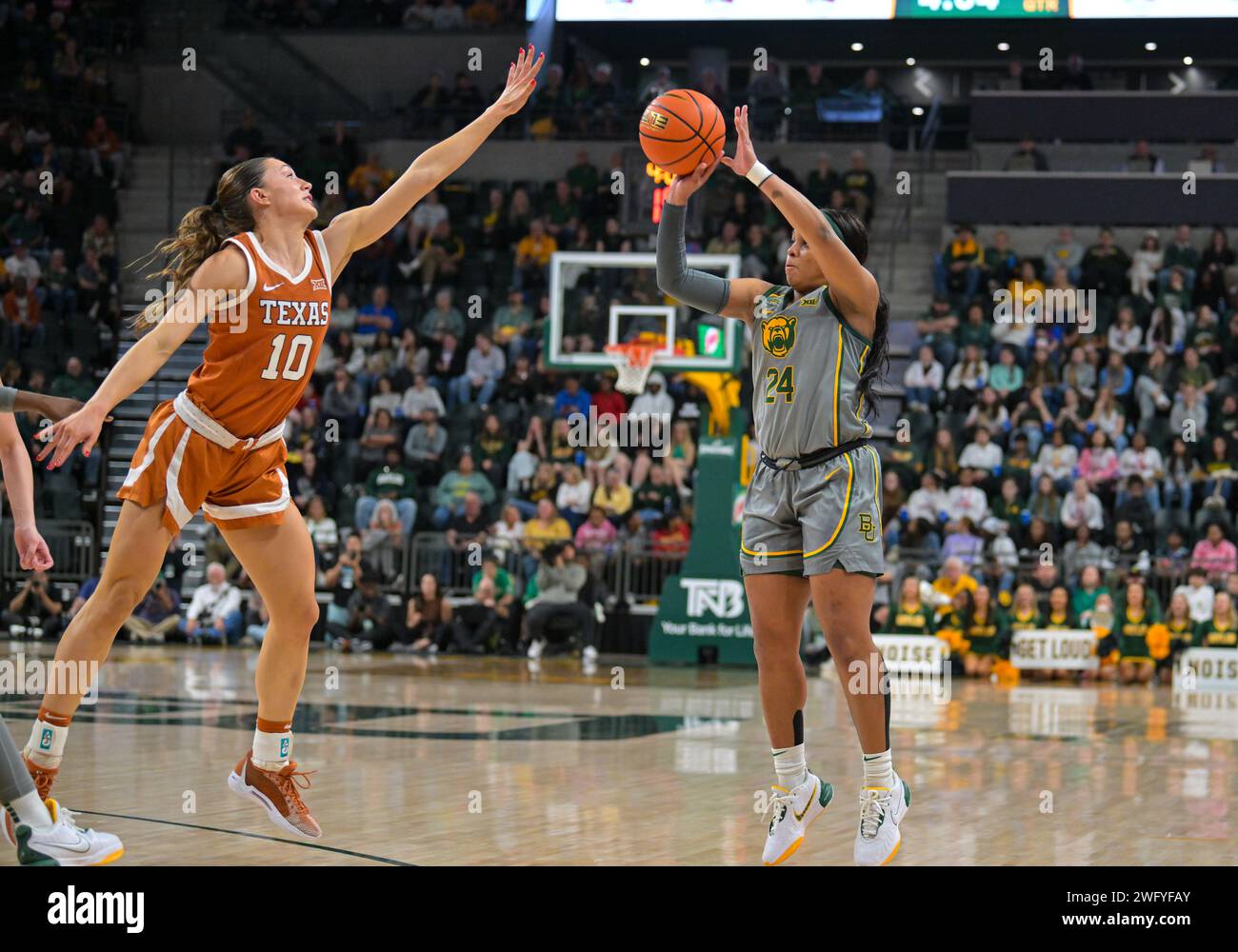 Waco, Texas, USA. 1st Feb, 2024. Baylor Lady Bears guard Sarah Andrews ...