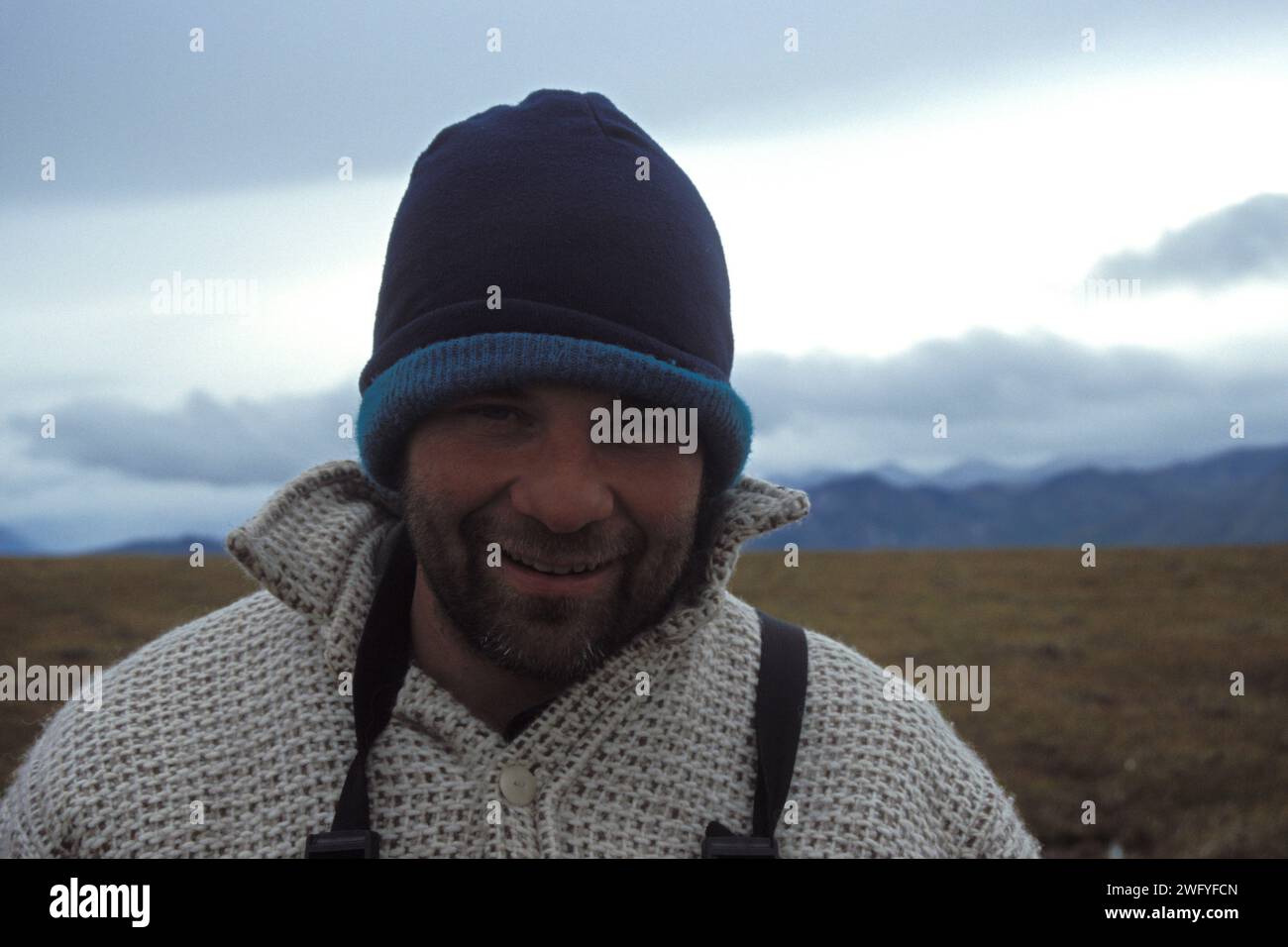 photographer Steven Kazlowski on Mount Margaret, Denali National Park ...