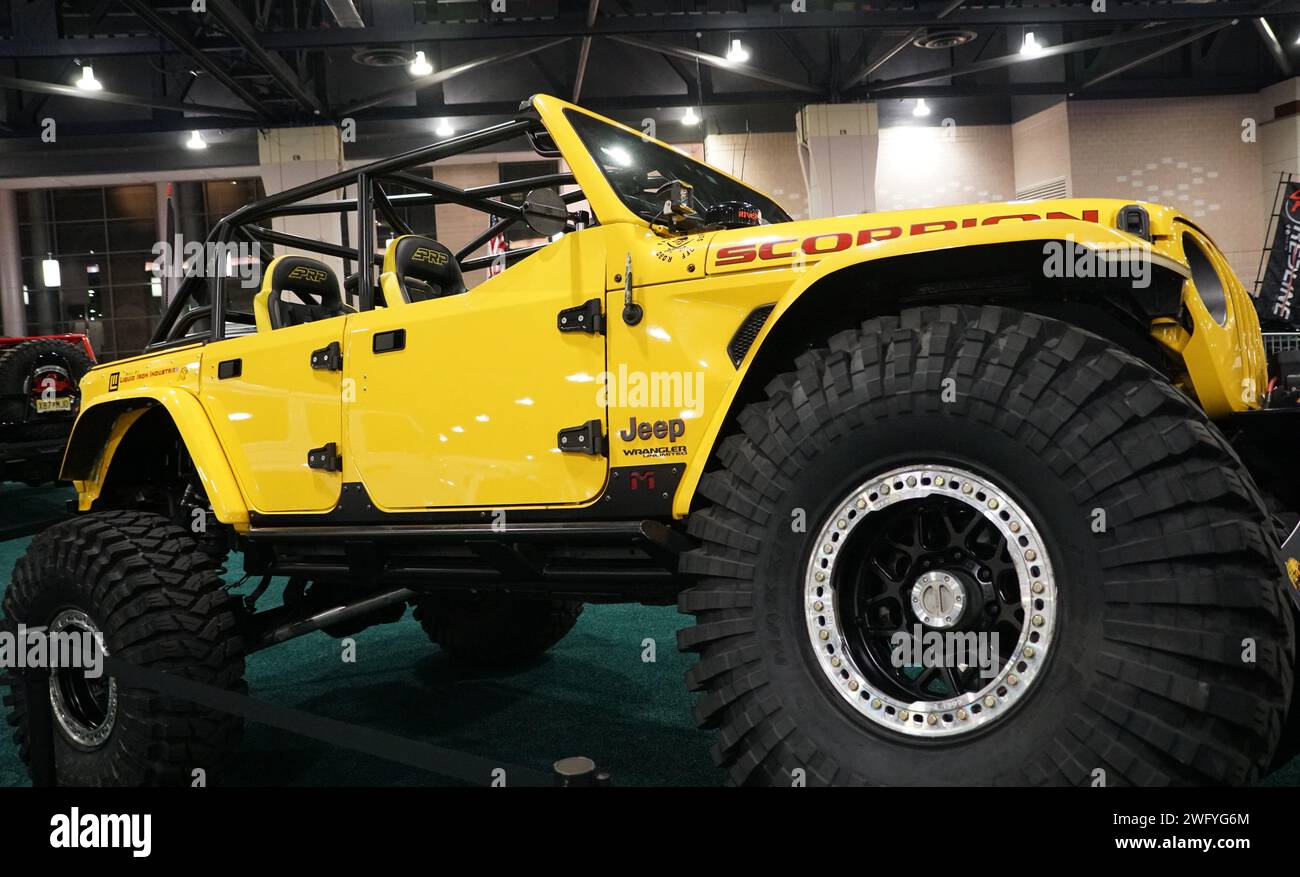 Philadelphia, Pennsylvania, U.S - January 14, 2024 - The side view of ...