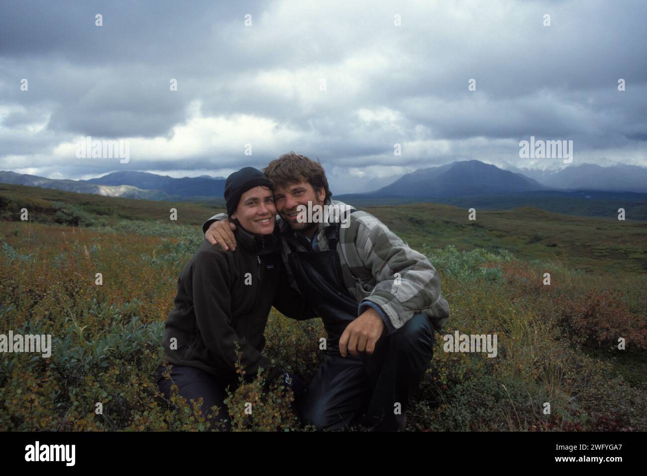 photographer Steven Kazlowski and Sunny Coulson picking blueberries in ...