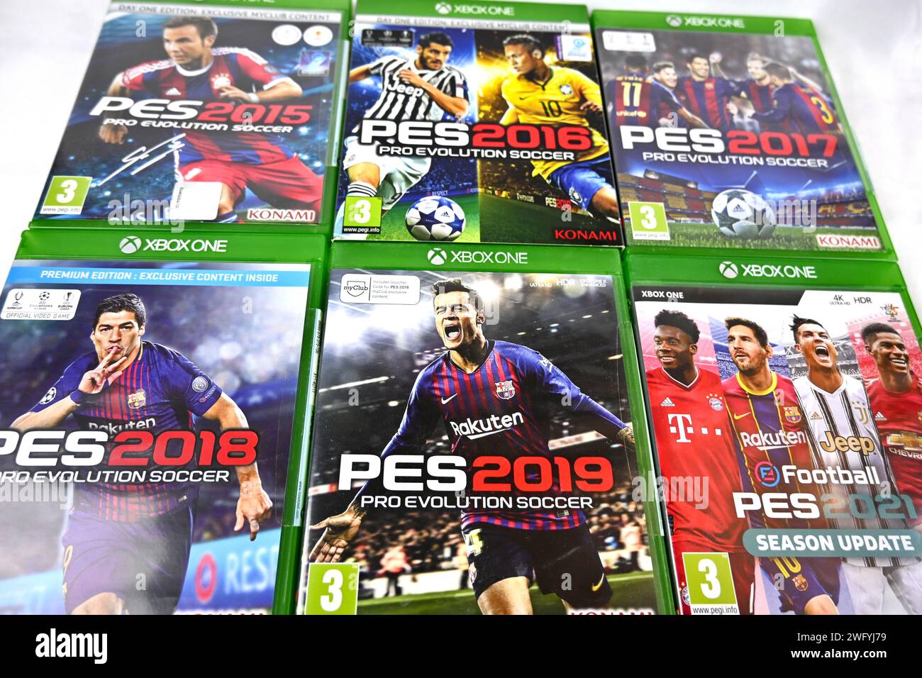 PES Pro Evolution Soccer video game series covers (2010s) – Wales, UK ...