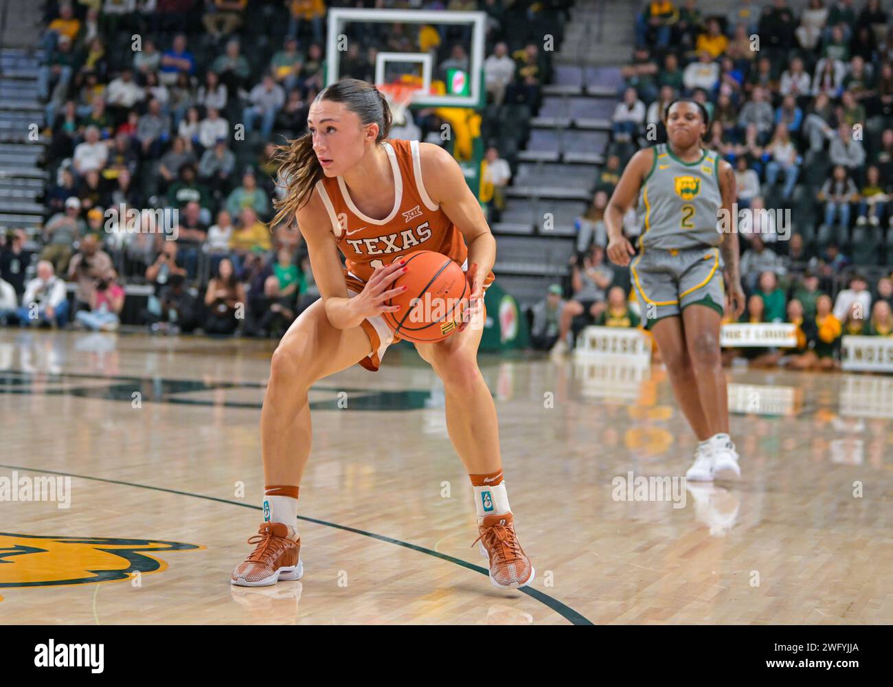 Waco, Texas, USA. 1st Feb, 2024. Texas Longhorns guard Shay Holle (10 ...