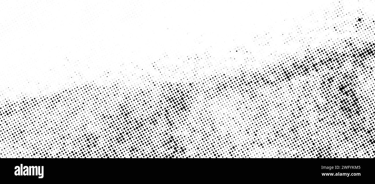 Halftone noise texture. Grunge dirty splattered speckles, spots, dots ...
