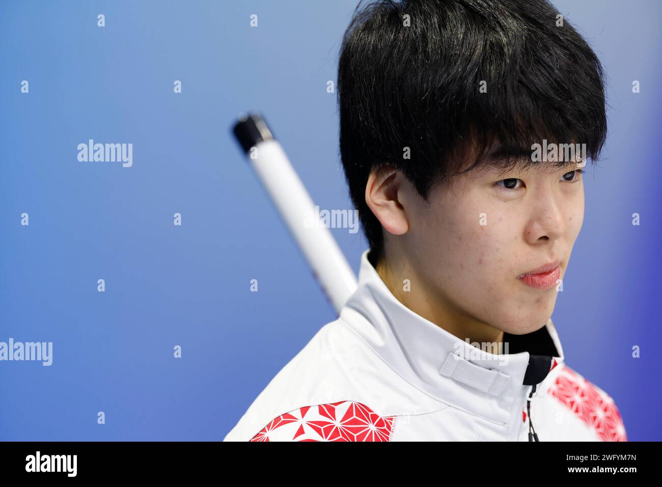Shinya Kawai (JPN), JANUARY 29, 2024 - Curling : Mixed Doubles Round ...