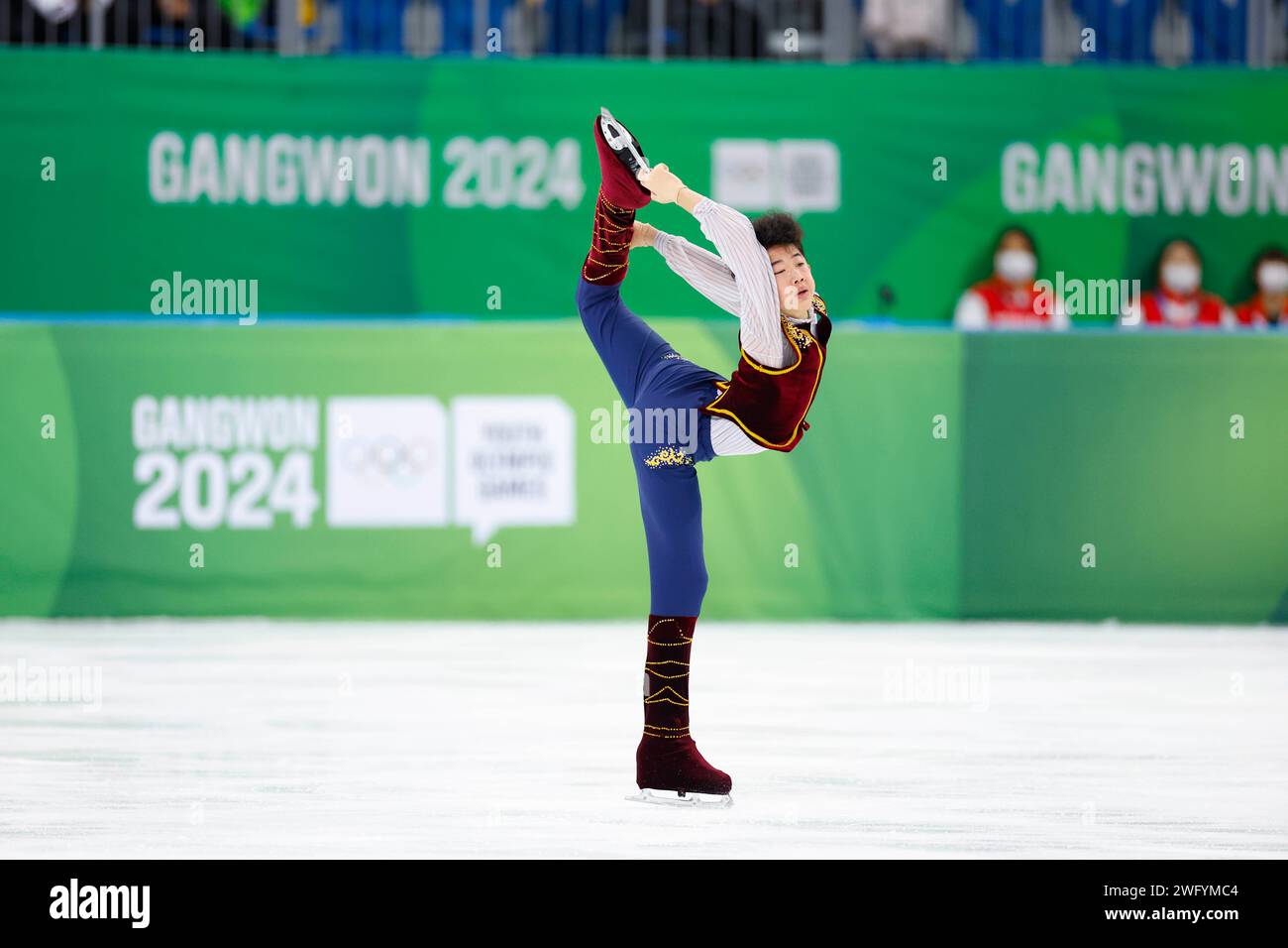 LI Yanhao (NZL), JANUARY 29, 2024 - Figure Skating : Men's Free Skating ...