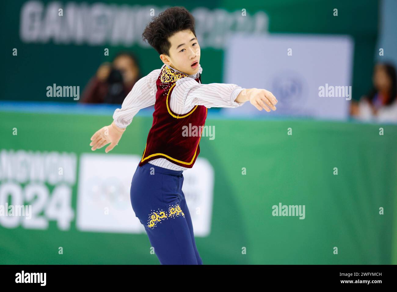 LI Yanhao (NZL), JANUARY 29, 2024 - Figure Skating : Men's Free Skating ...