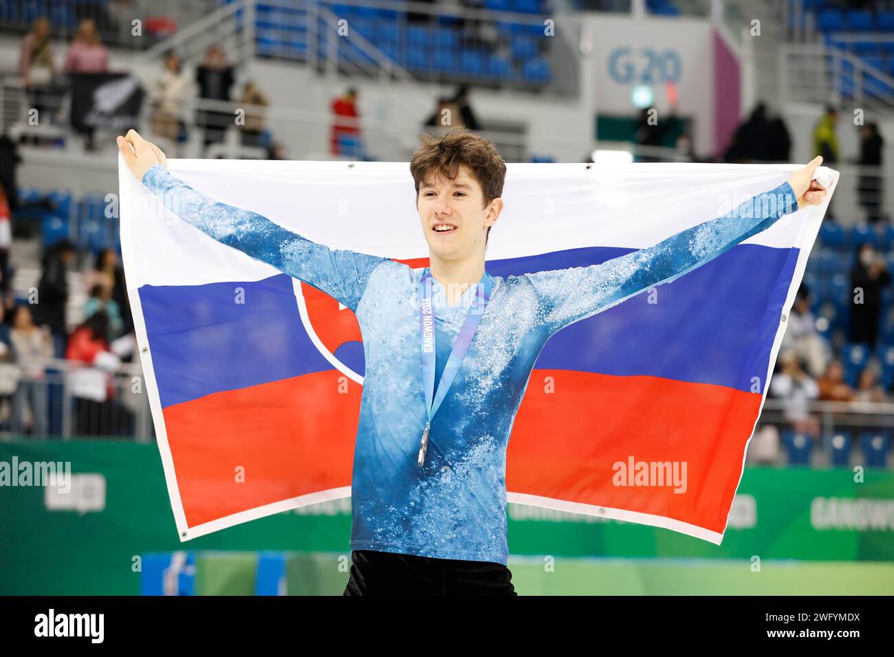 Hagara Adam (SVK), JANUARY 29, 2024 - Figure Skating : Men's Award ...