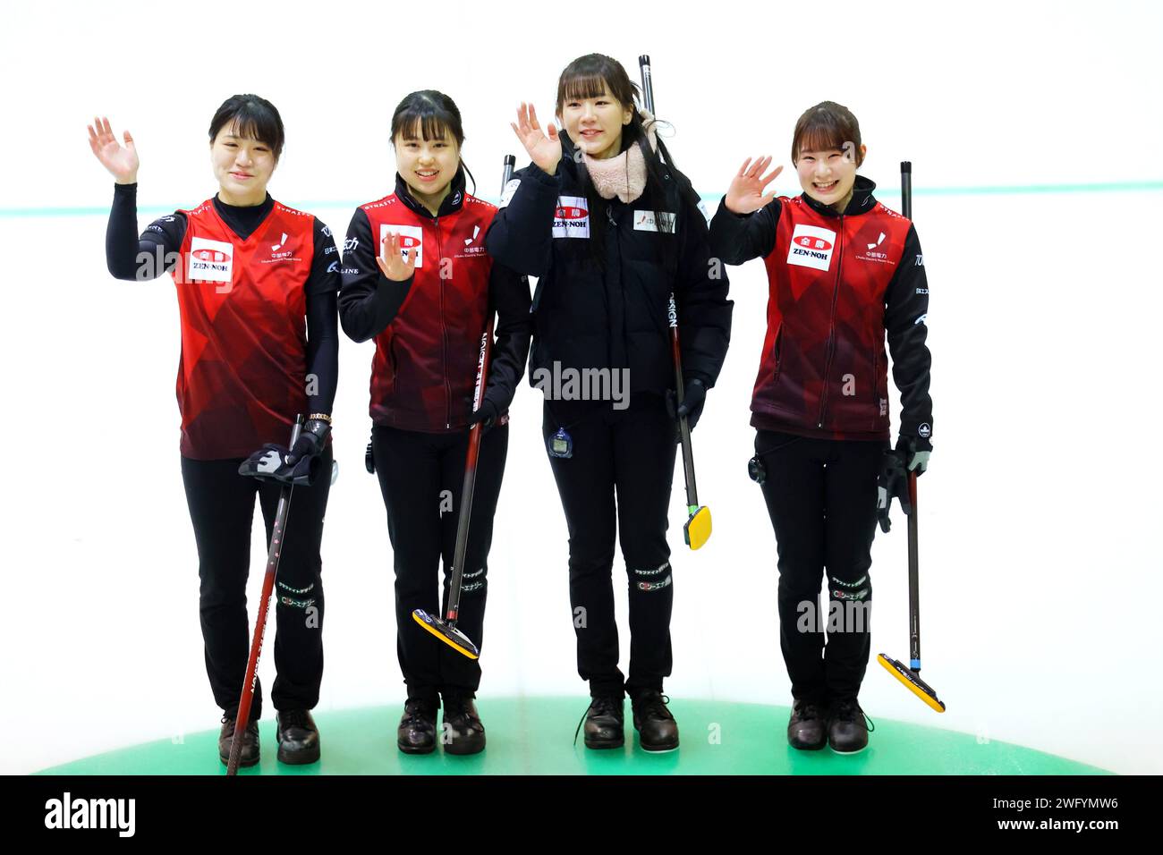 Chubu Electric Power team group, February 1, 2024 - Curling : The 41st ...