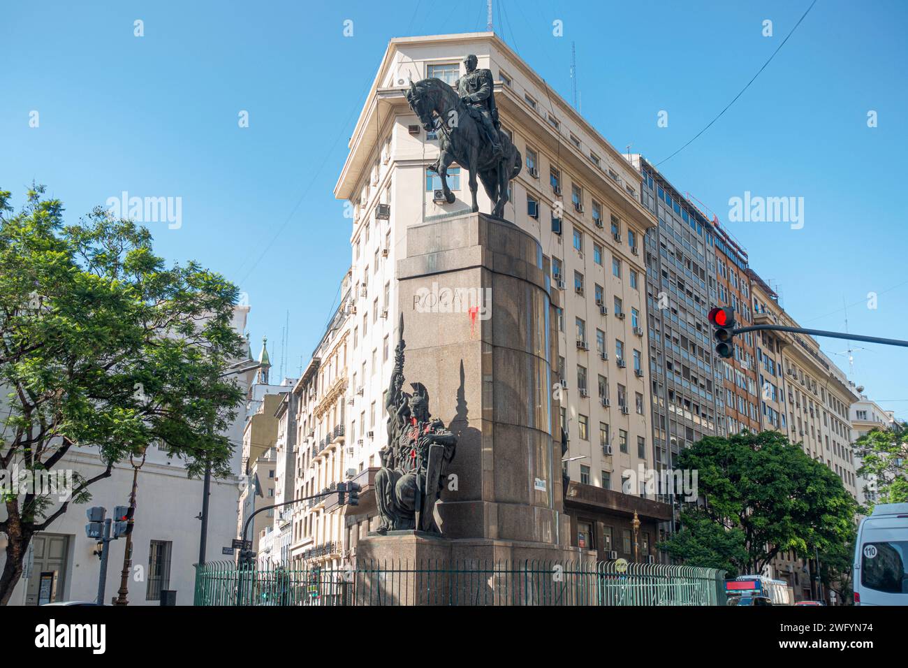 Julio Argentino Roca statue in Buenos Aires , Argentina Stock Photo - Alamy