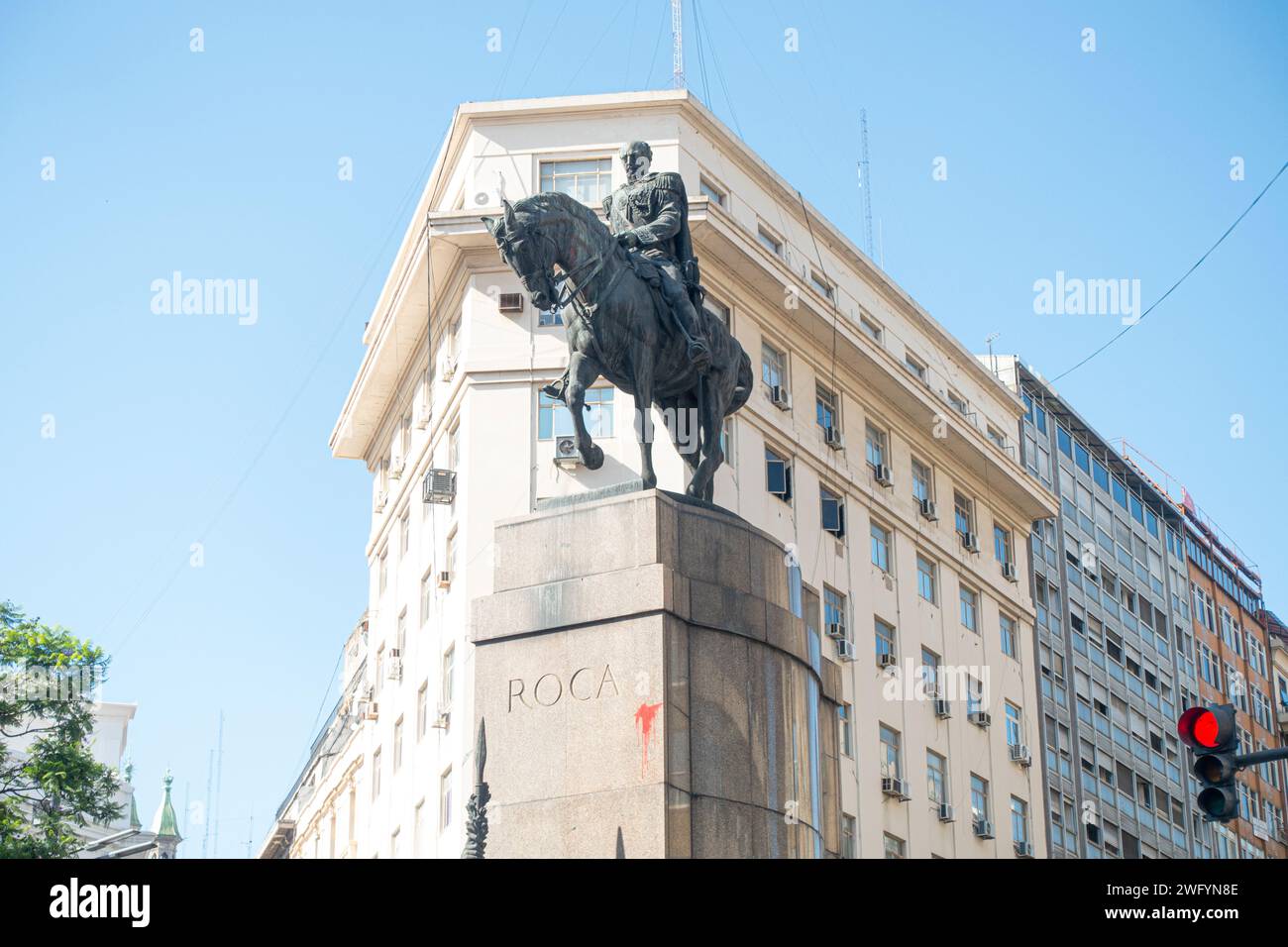 Julio Argentino Roca statue in Buenos Aires , Argentina Stock Photo - Alamy